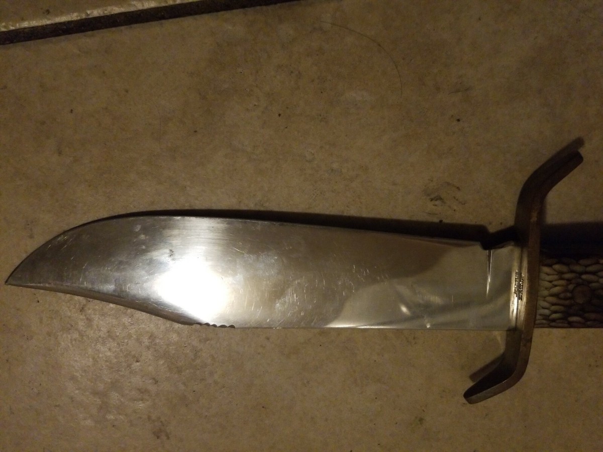 Vintage STAG Western USA Bowie Hunting Knife stainless S-649 Vintage STAG Western USA Bowie Hunting Knife stainless S-649
