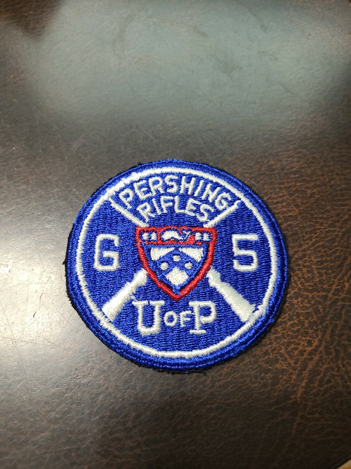 Vintage College University ROTC Patch U Of P Pershing Rifles G5 | eBay