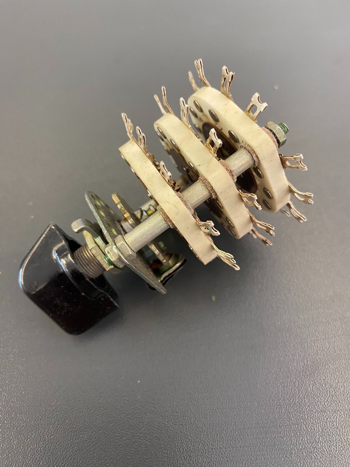 Ceramic Rotary Switch 9 pole 3 positions with knob Make-Before-Break ...