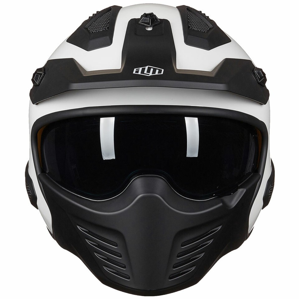 ILM Open Face 3/4 Motorcycle Half Helmet for Moped ATV Cruiser Scooter ...