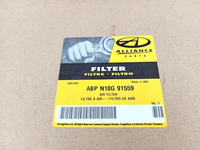 OEM Alliance ABP N10g 91559 Air Filter for sale online | eBay