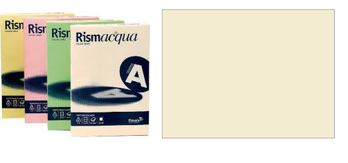 RISMA CARTONCINO RISMACQUA 200GR A3 DA 125 FOGLI TINTA TENUE AVORIO ...