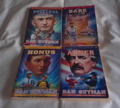 Set of 4 Baseball Card Adventure series books by Dan Gutman | eBay