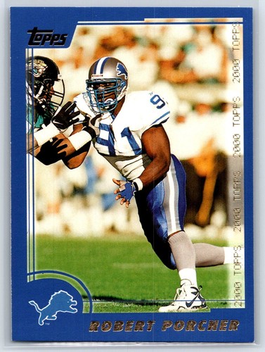 2000 Topps Robert Porcher Detroit Lions #306 | eBay