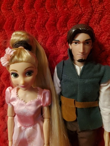 Tangled Rapunzel & Flynn Rider Dolls. | eBay