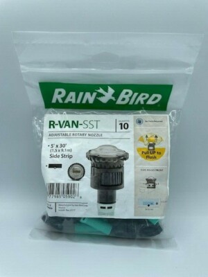 10 PCK Rotary Rain Bird R-Van Side Strip Rotary Nozzle 5 x 15 ft, R-VAN ...