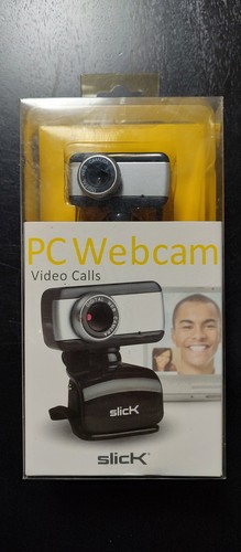 SlicK PC Webcam, NEW, basic video calls on most platforms & apps, USB ...