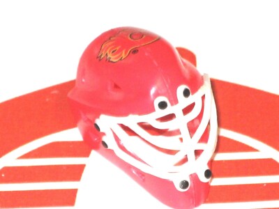 NHL Plastic Collectible Calgary Flames Small Display Goalie Mask Helmet ...