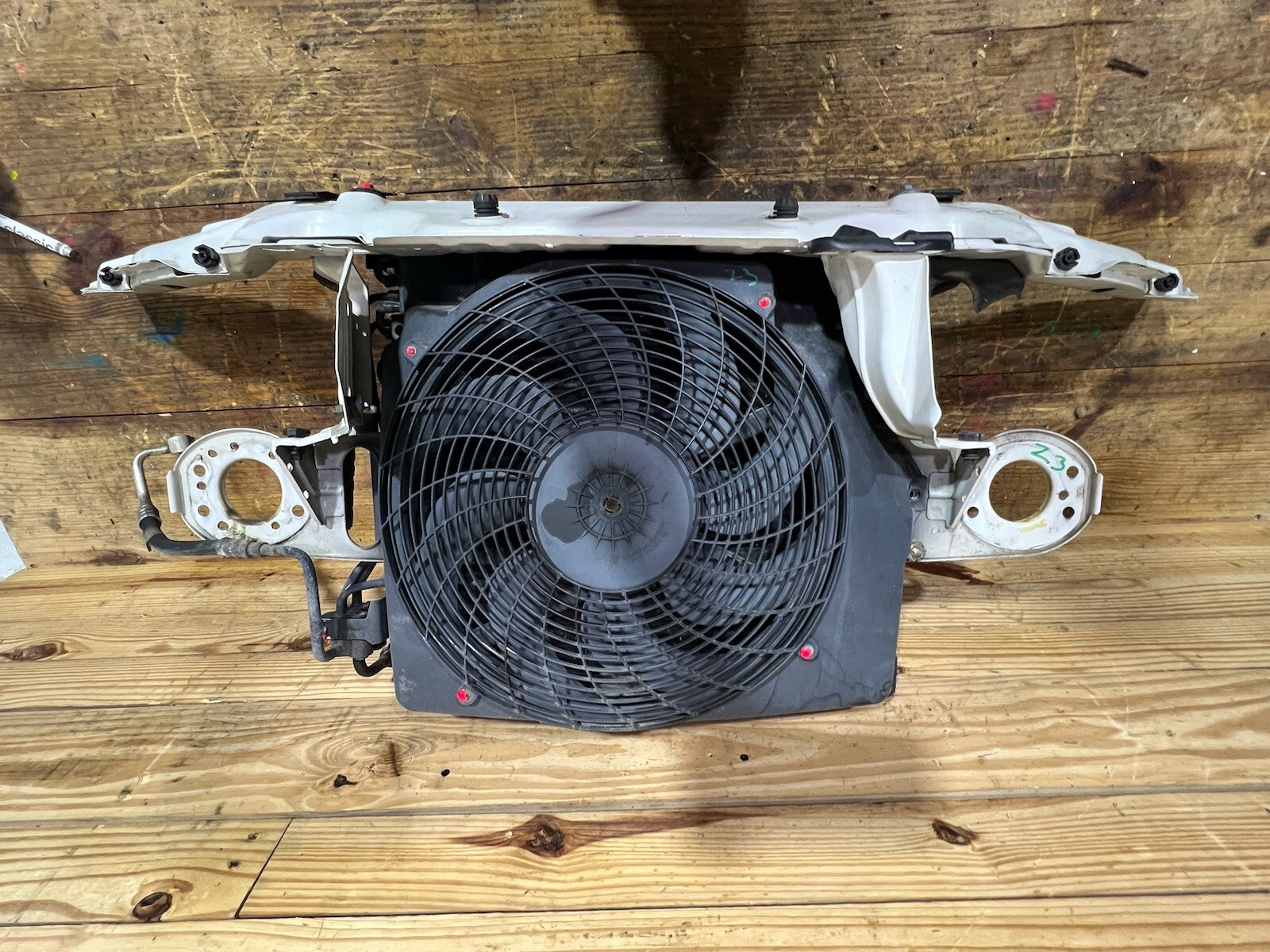 1996-2002 BMW Z3 E36 OEM Radiator Fan & Condenser Core Support *NO ...