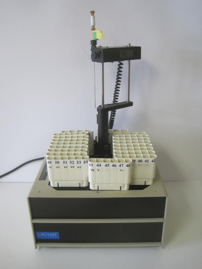LACHAT AUTOSAMPLER SHLR 1120-002 LABORATORY EQUIPMENT LAB W/ 6 SPOT ...