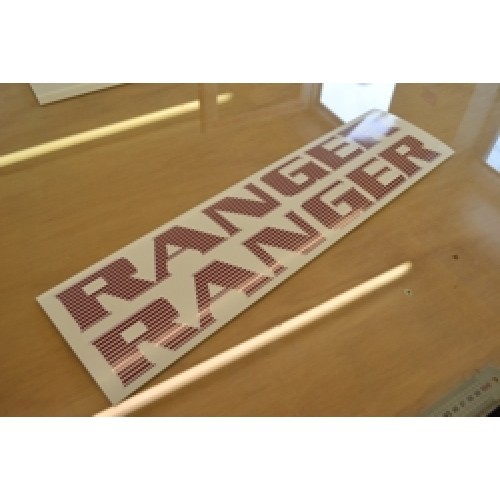 BAILEY Ranger 1999 Caravan Roof Name Sticker Decal Graphic - PAIR | eBay