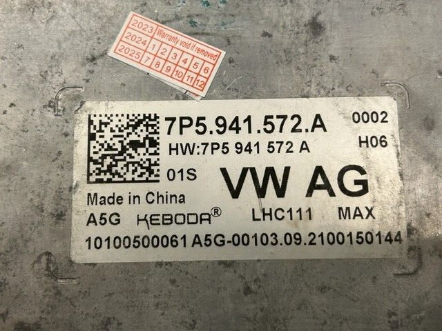 Ballast feu phare xenon POUR VW GOLF 7, 7P5.941.572.A, 7P5941572A | eBay