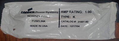 Eaton Cooper / Kearney fuse links all types rated 0.2 - 200A | eBay