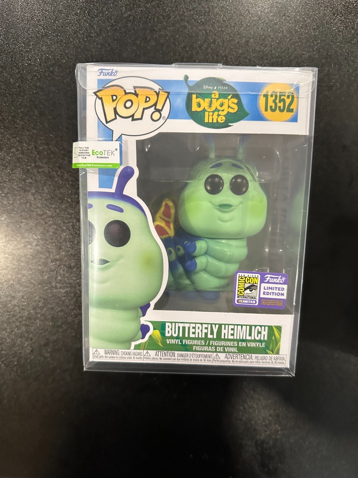 SDCC 2023 Funko Butterfly Heimlich A Bug's Life Pop Vinyl Figure #1352 ...