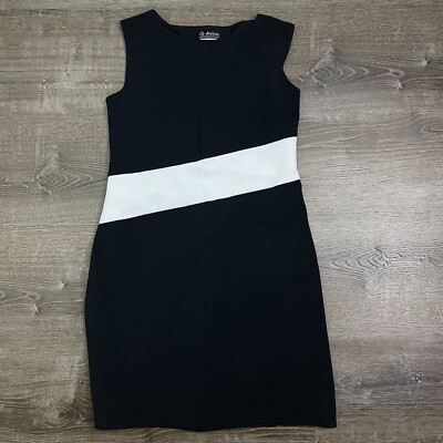 Great American G-dresses Womans Shift Dress Sleeveless Career Black ...