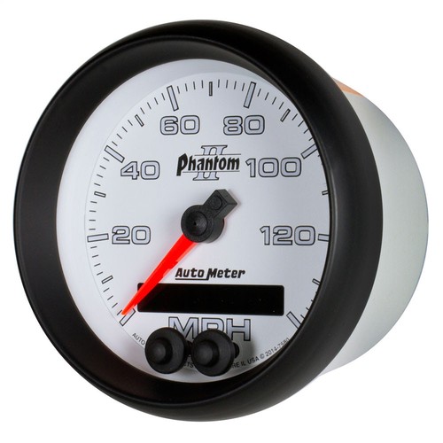 Auto Meter Speedometer Gauge 7580; Phantom II 0 to 140 MPH 3-3/8 ...
