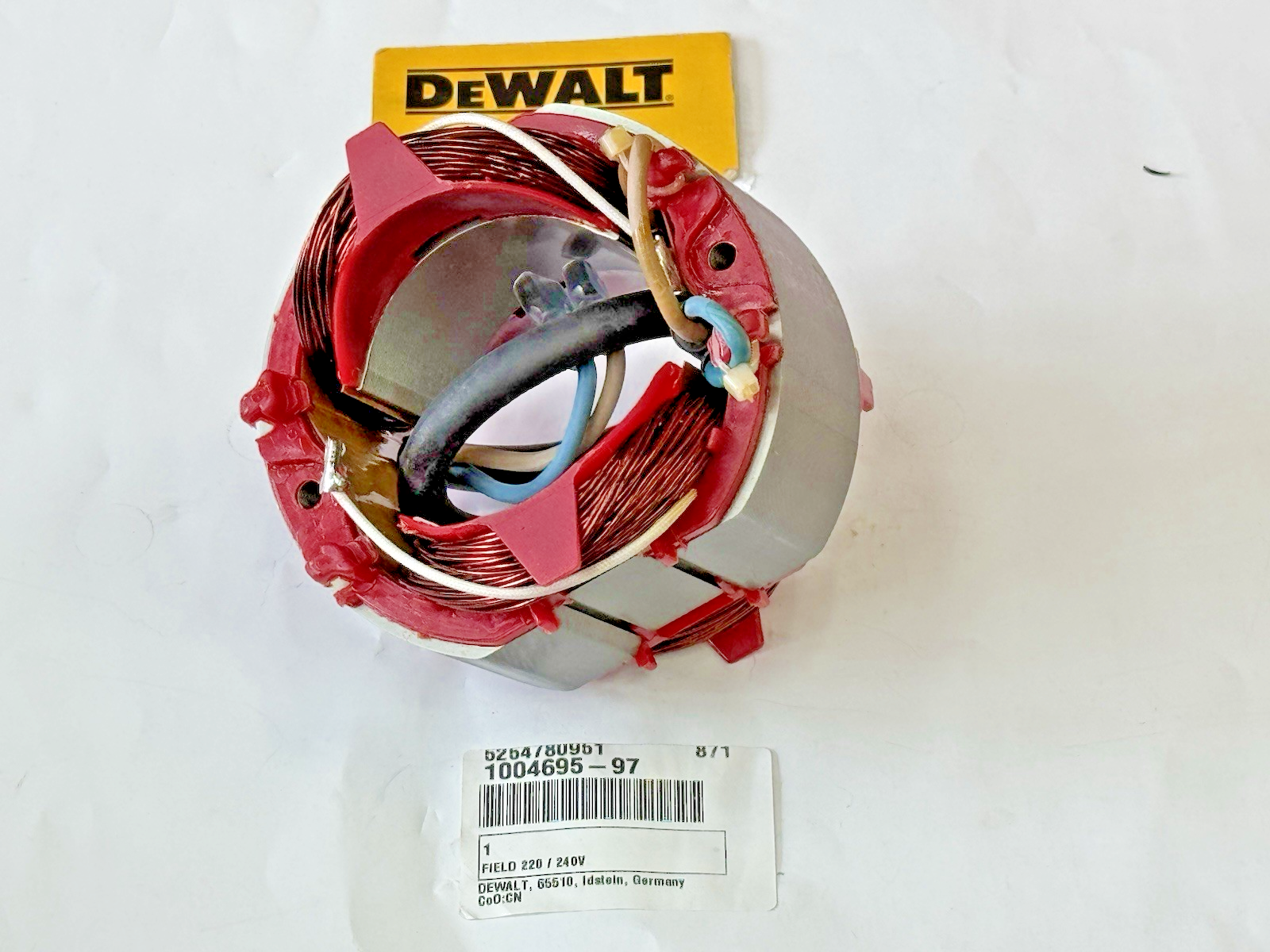 Genuine DeWalt 1004695-97 FIELD 220 / 240V For DWE7491 TABLE SAW Type 1 ...