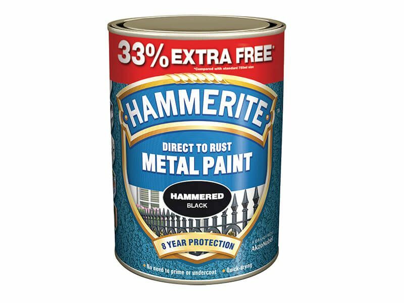 HAMMERITE DIRECT TO RUST QUICK DRYING METAL PAINT ALL COLOUR 250ML ...