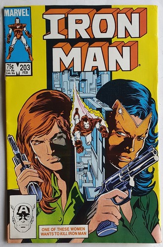 COMICS THE INVINCIBLE IRON MAN N° 203 MARVEL 1986 O'Neil Bright Akin ...