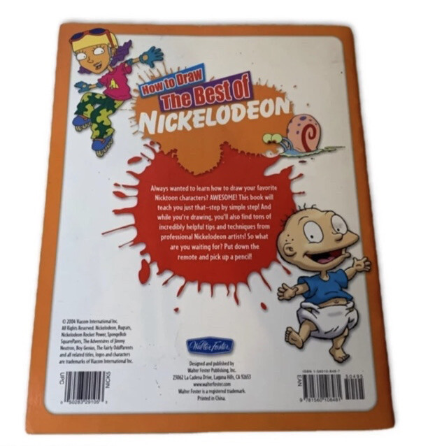 How To Draw Nickelodeon Characters Book