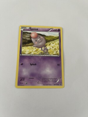 Pokemon SPOINK Card EX EMERALD Set 66/106 | eBay