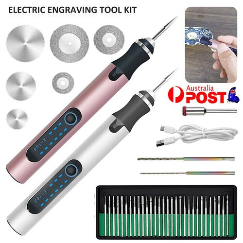 Electric Engraving Pen Cordless Carving Pen Micro Engraver Machines ...