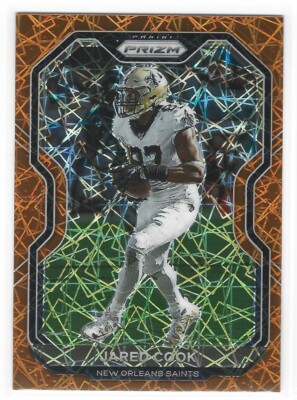 JARED COOK 2020 PRIZM ORANGE LAZER SAINTS SOUTH CAROLINA GAMECOCKS S4 ...
