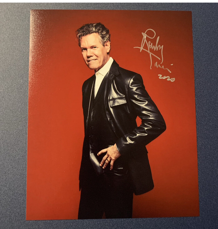 RANDY TRAVIS HAND SIGNED 8x10 PHOTO COUNTRY MUSIC STAR LEGEND ...