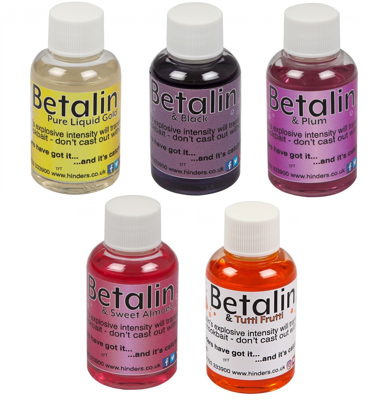 Hinders Betalin 50ml Carp Fishing Bait Liquid Sweetner- All Flavours ...