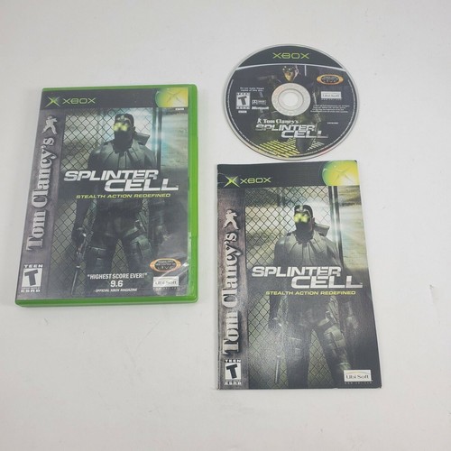 Splinter Cell Stealth Action Redefined Tom Clancys Xbox Complete ...