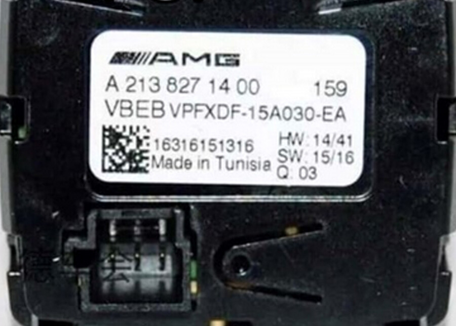 Details About Original IWC Analog Clock Genuine MERCEDES BENZ C63 AMG ...