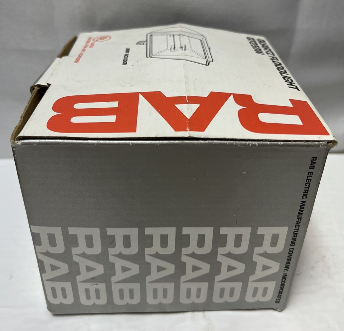 RAB QF500 Quartz 500w Floodlight Halogen Lamp Security Light 120v for ...