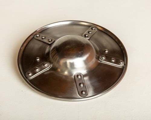 14G Plated Steel 9" Buckler Combat Ready Ren/Rapier HEMA Archer Shield ...