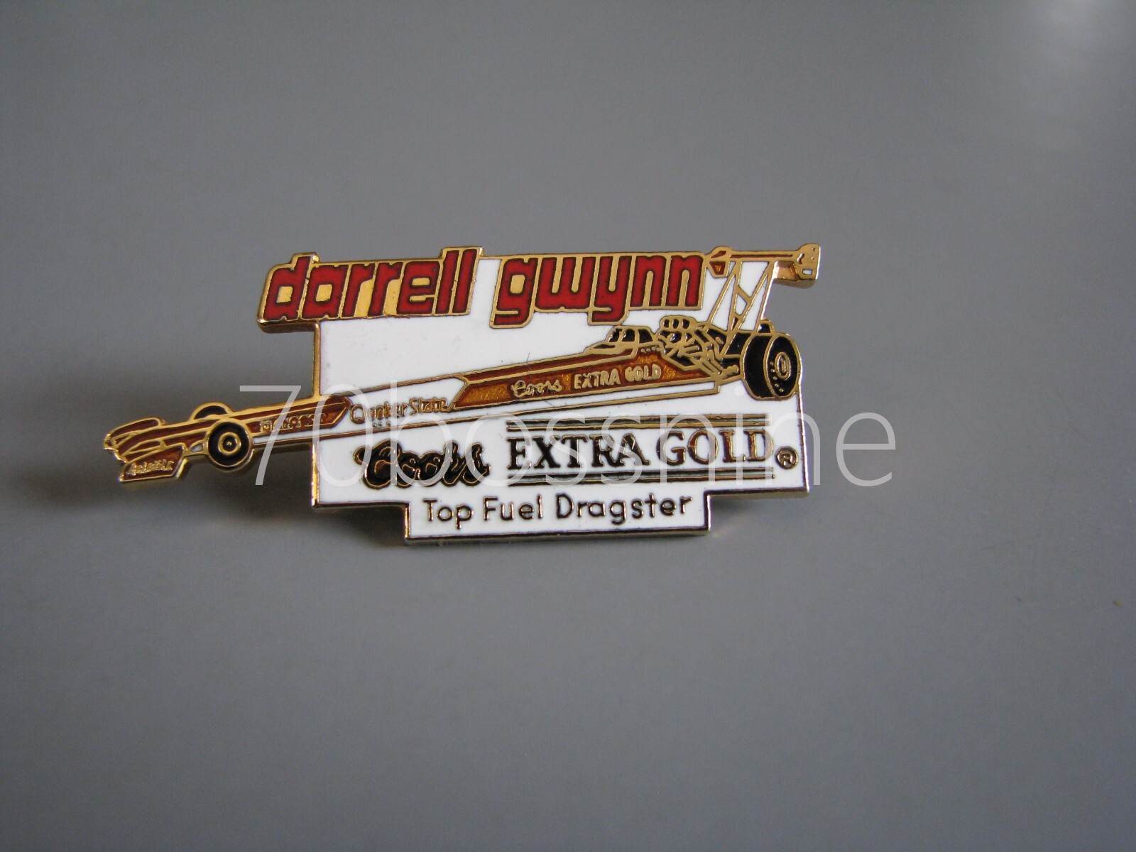 DARRELL GWYNN COORS EXTRA GOLD T/F DRAGSTER NHRA DRAG RACING HAT PIN ...