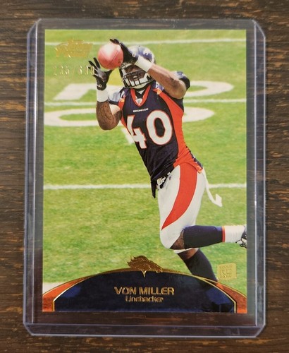 2011 Topps Prime Von Miller Gold Parallel Rookie RC #/699 Denver ...