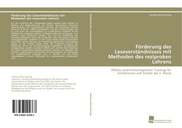 Förderung des Leseverständnisses mit Methoden des Reziproken Lehrens ...