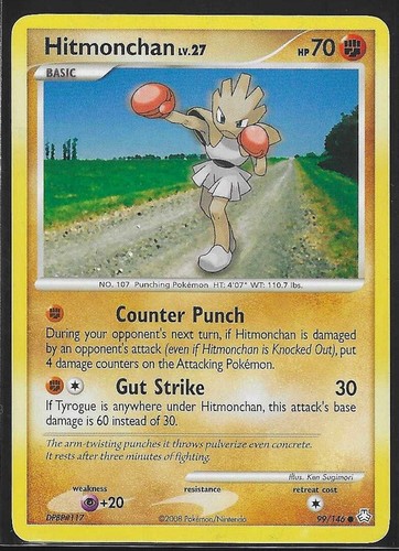 Hitmonchan Lv.27 | DP Legends Awakened 99/146 | Pokemon | eBay