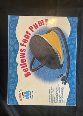 Advanced Elements Bellows Foot Pump ~ New | eBay