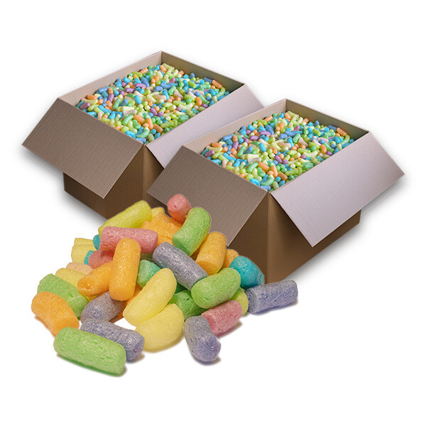 Coloured PACKING PEANUTS Biodegradable ANY QTY for VOID FILL Value ...