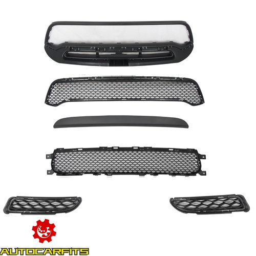 Fits 2018-2020 2019 Durango SRT Front Grille Fascia Applique Grille Set ...