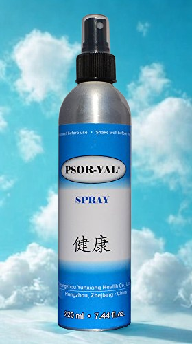 PSOR-VAL Zinc Skin Spray for Psoriasis Eczema 220ml Relief, itchy ...