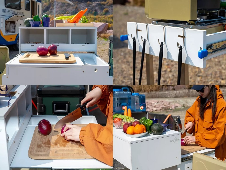 XK Overland Kitchen Box WD1511 All-in-One Camping for Pickup Truck | eBay