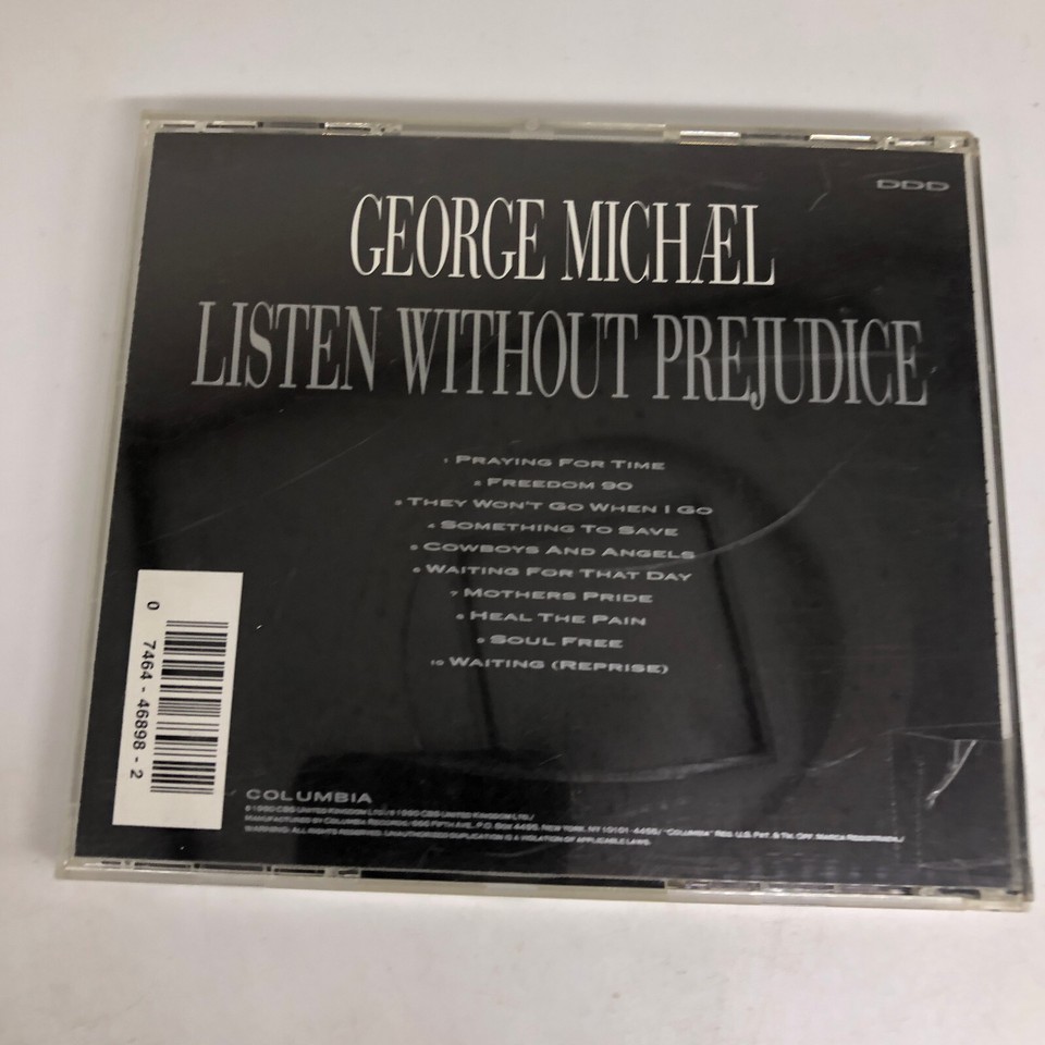 Listen Without Prejudice, Vol. 1 by George Michael (CD, Sep-1990 ...