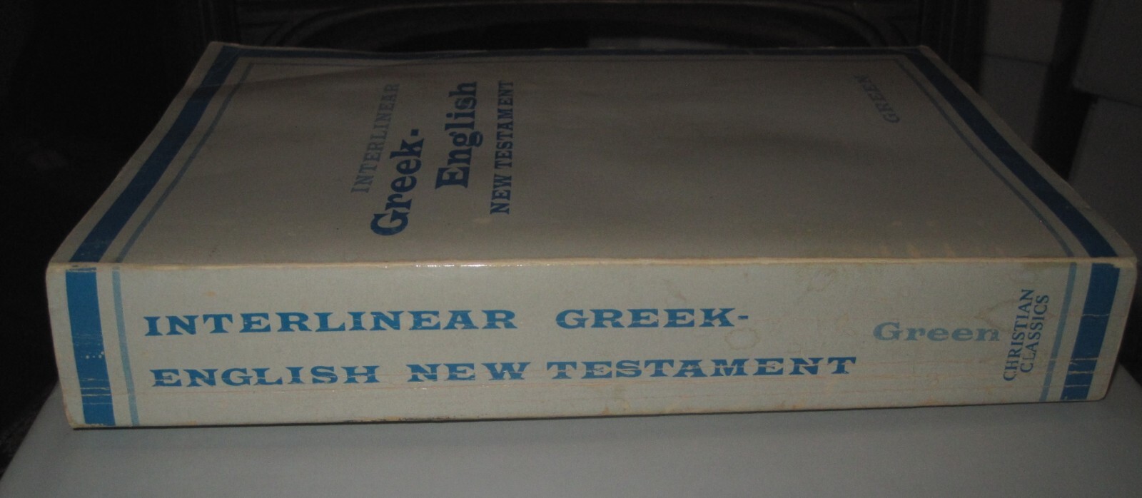 Interlinear Greek English New Testament J P Green Sr 1972 1st Edition ...