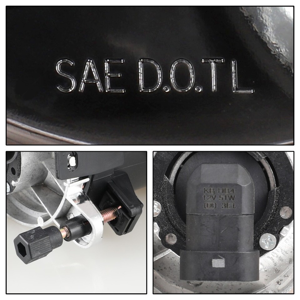 Fog Lights For 01-05 BMW 3 Series E46/ 01-03 M3 M5 Smoke Lens Bumper ...