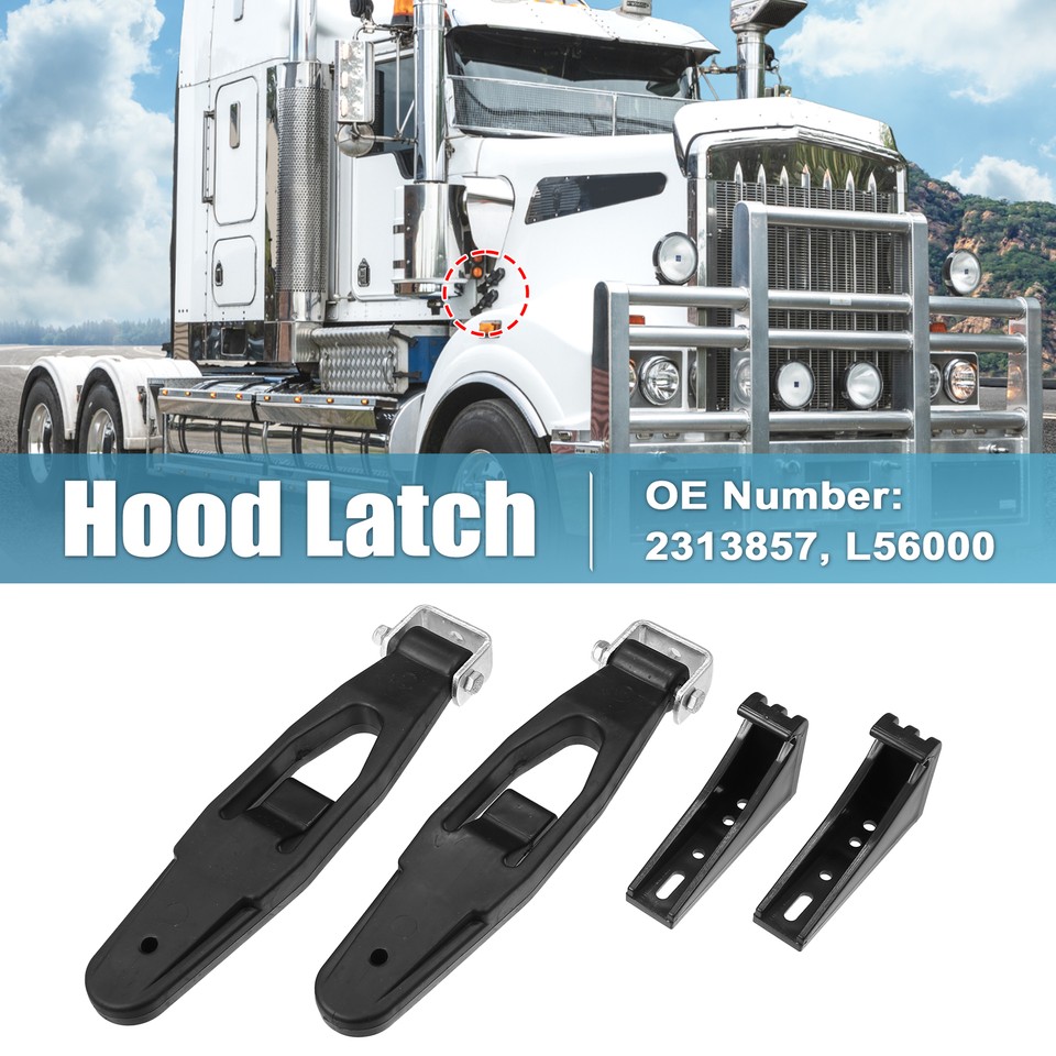 Engine Hood Latch Base Assembly Kit 2313857 315-5401 for Peterbilt 357 ...
