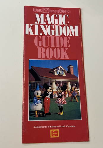 Walt Disney World Magic Kingdom Vintage 1989 Guide Book Brochure ...