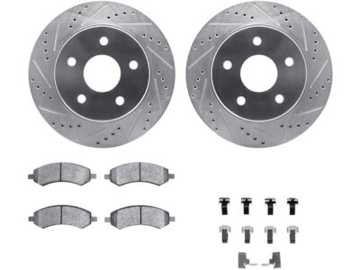 For 2007-2009 Chrysler Aspen Brake Pad and Rotor Kit Dynamic Friction ...
