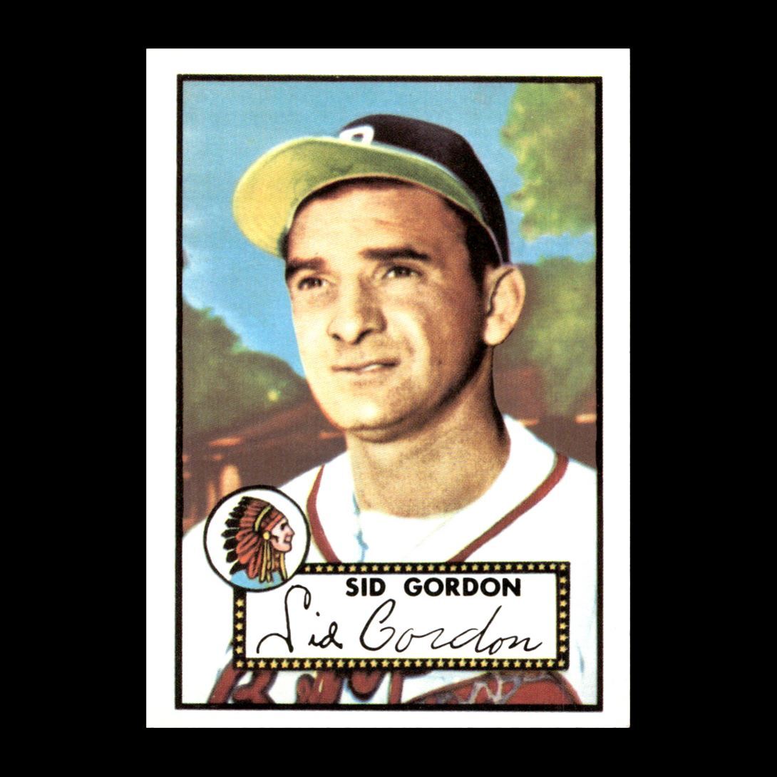 Sid Gordon 1983 Topps 1952 Reprint Series Boston Braves #267 NM GREAT ...