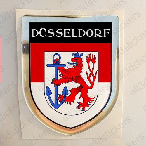 Sticker Düsseldorf Germany automotive sticker emblem flag coat of arms ...